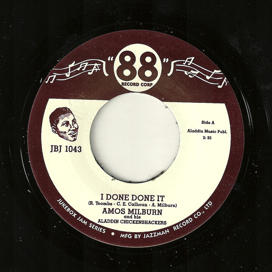 MILBURN , AMOS MILBURN - I DONE DONE IT - Norton Records