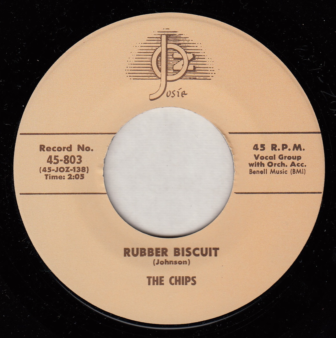 CHIPS - RUBBER BISCUIT (REPRO) - Norton Records