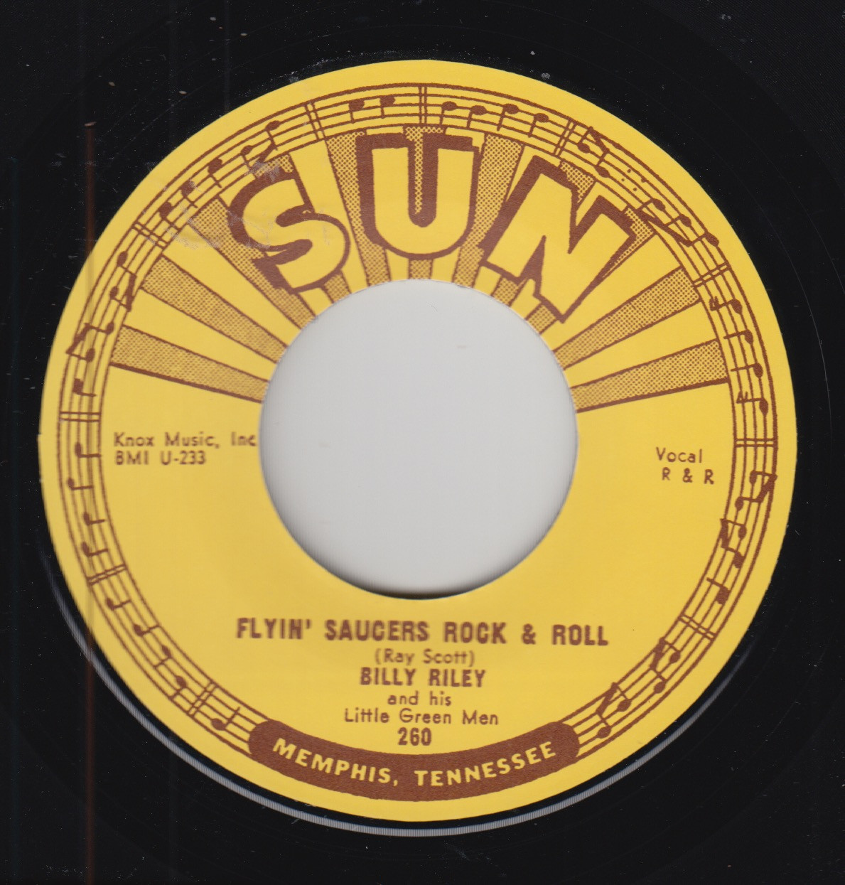RILEY , BILLY RILEY - FLYIN SAUCERS ROCK & ROLL - Norton Records