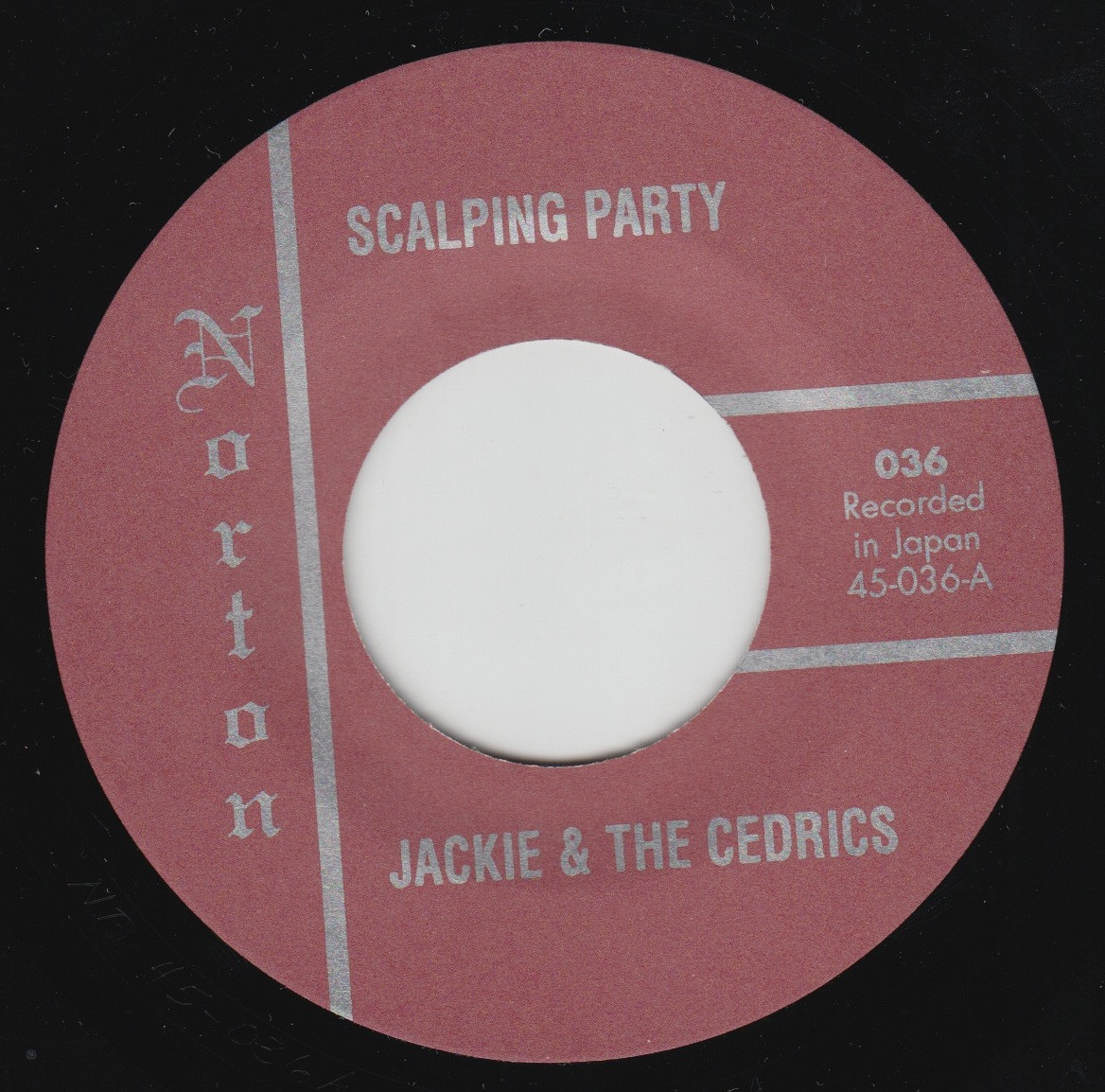 036 JACKIE & THE CEDRICS - SCALPING PARTY / SUKIYAKI STOMP / JUSTINE ...
