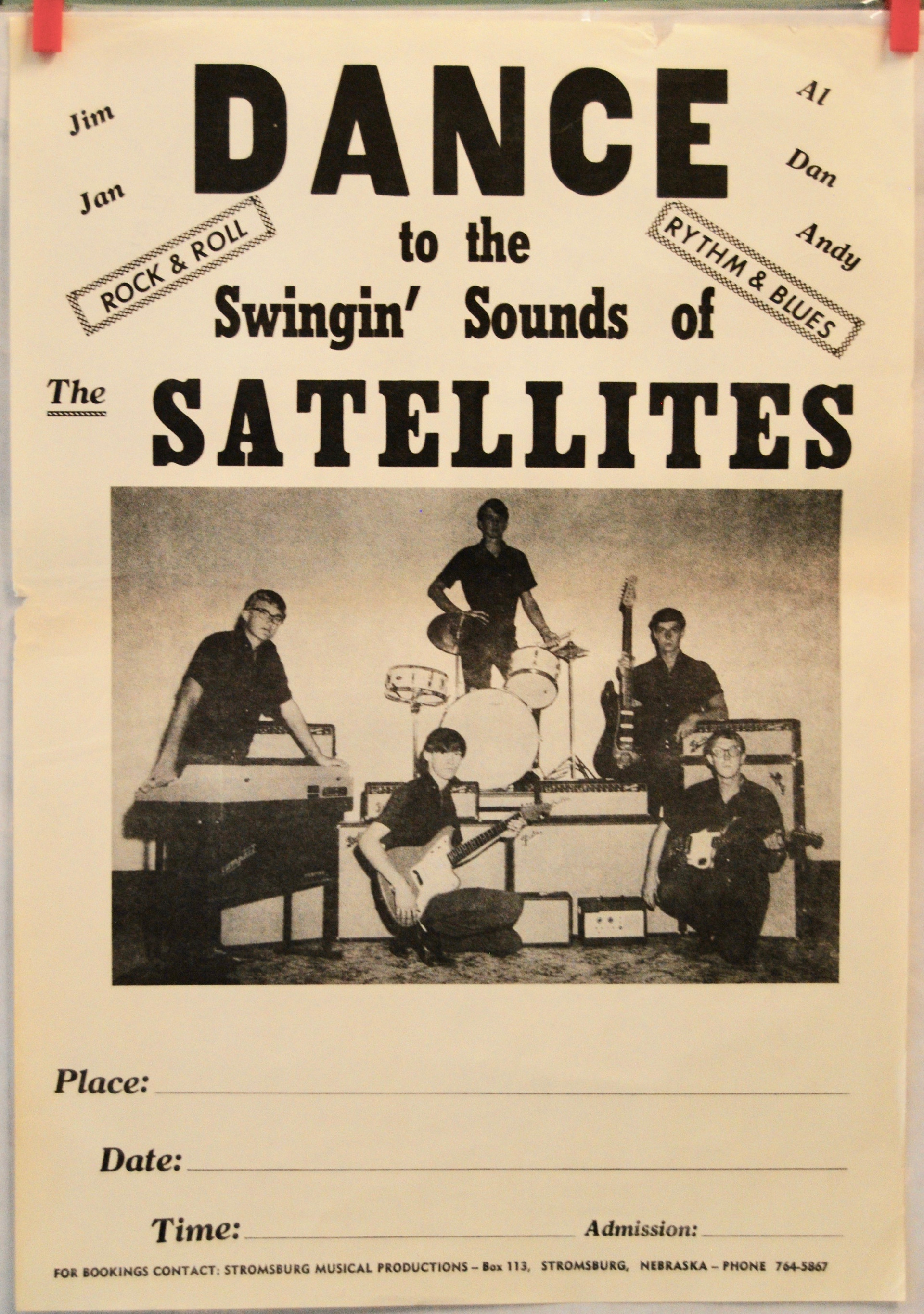 SWINGIN' SHOWMEN POSTER - Norton Records