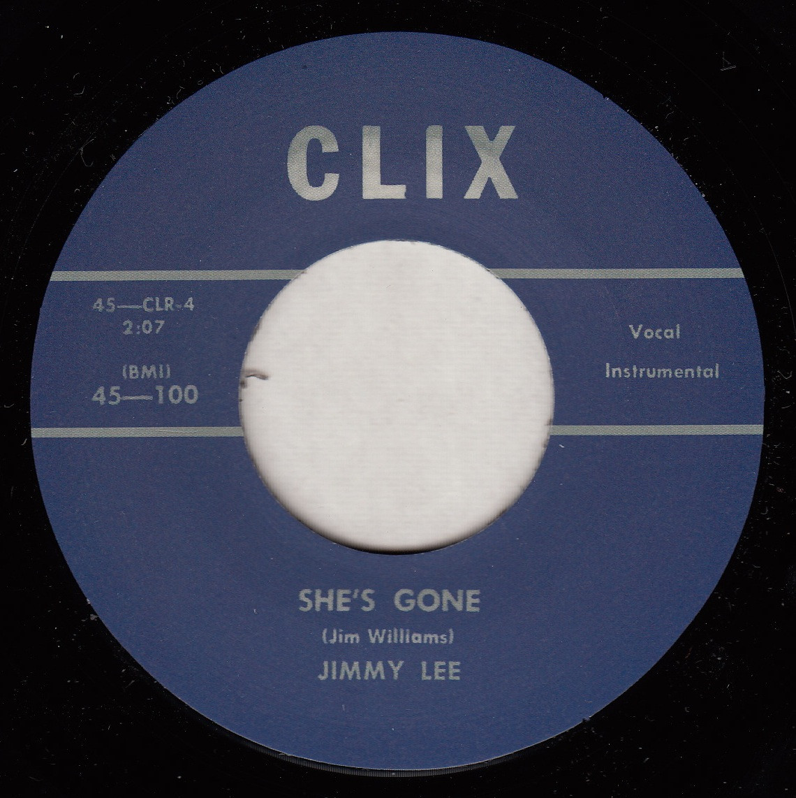 JIMMY LEE - SHE'S GONE - Norton Records