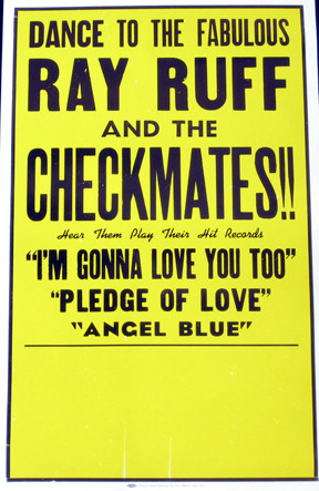 CHECKMATES WITH RAY RUFF POSTER - Norton Records