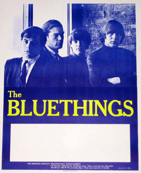 BLUE THINGS POSTER - Norton Records