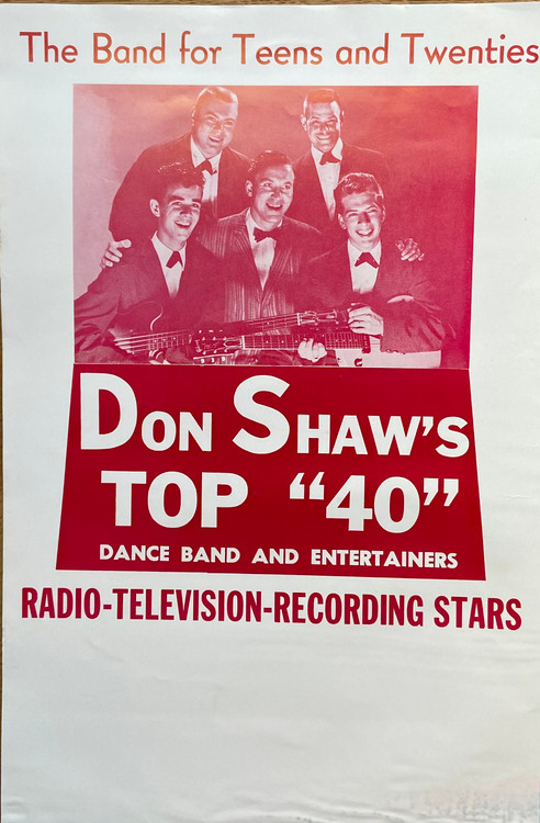 DON SHAW POSTER - Norton Records