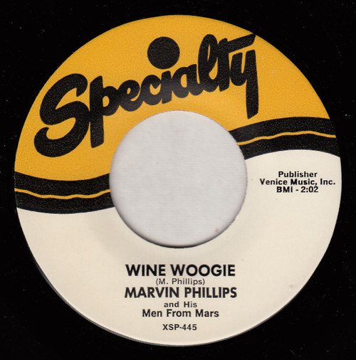 PHILLIPS MARVIN PHILLIPS - WINE BOOGIE (REPRO) - Norton Records