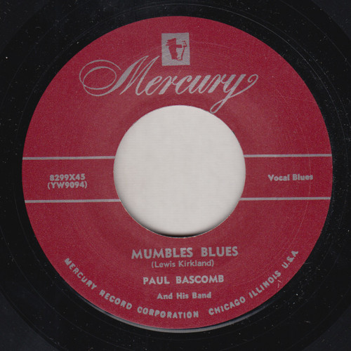 BASCOMB - PAUL BASCOMB - MUMBLES BLUES - Norton Records