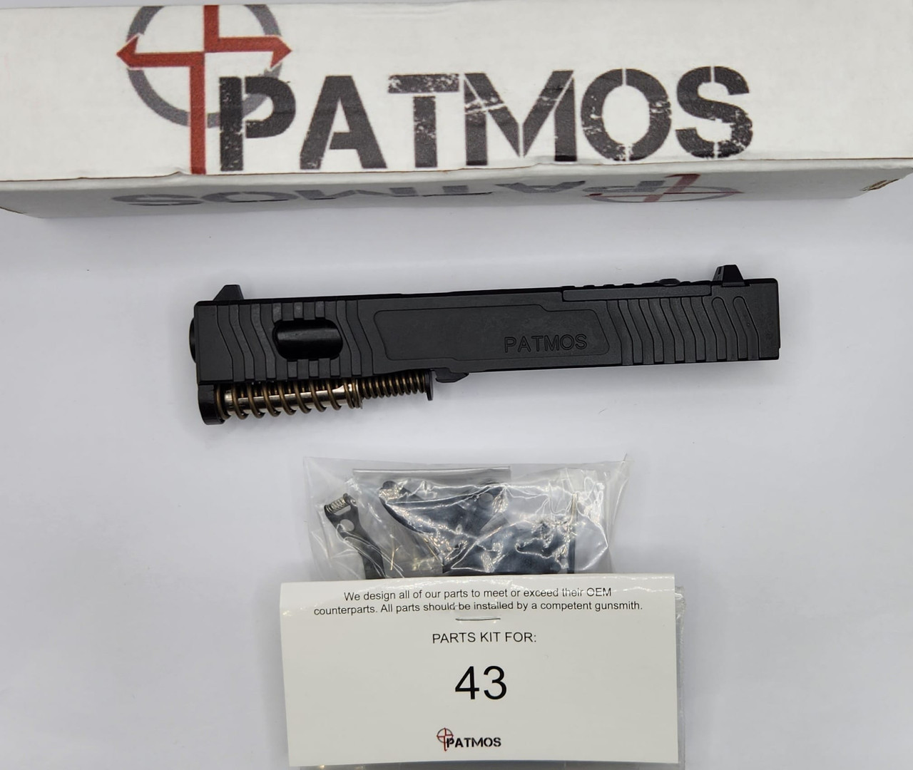 Fmda 43 1 Glock 43 Rail Kit With G43 Locking Block