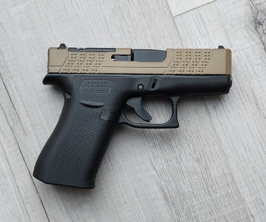 Glock 43/43X Complete FDE Slide w/RMSc Optic Cut