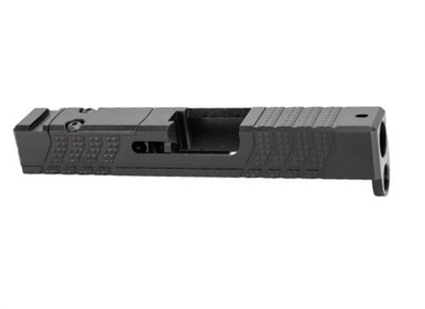 G43X Slide - Black Knurled Slide with RMSc Cut