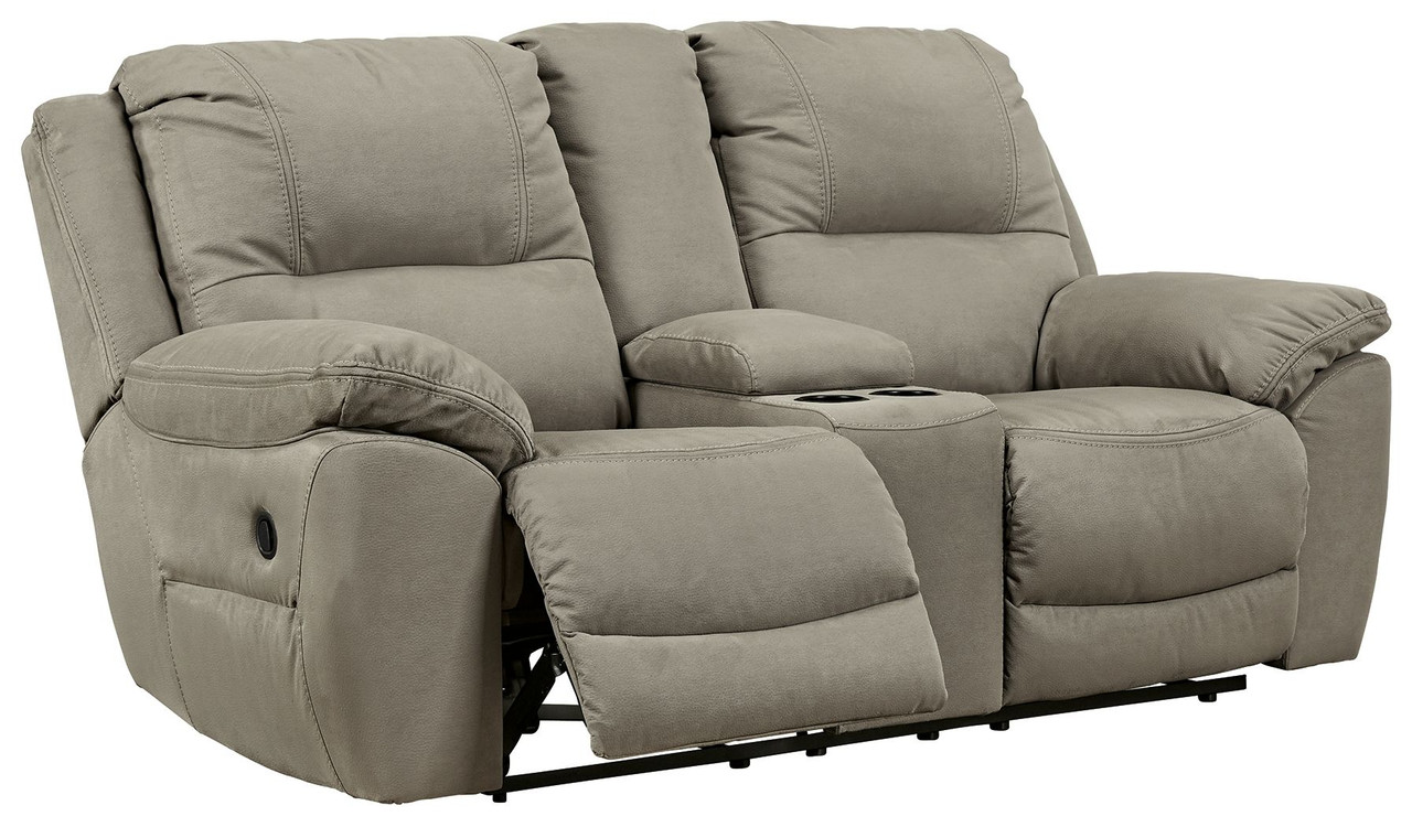 The Next-gen Putty Dbl Rec Loveseat W/Console available at Rose ...