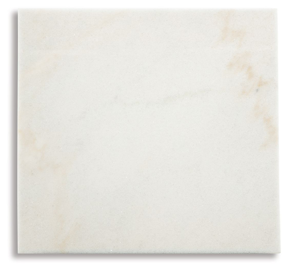 The Fostead White / Espresso Square End Table at Rose Brothers ...