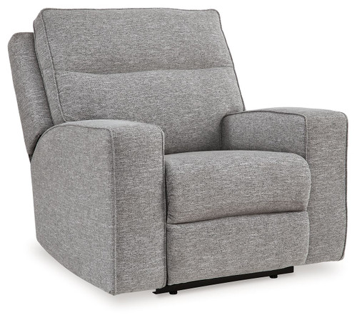 The Biscoe Pewter Power Recliner /Adj Headrest available at Rose ...