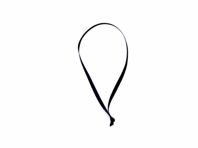 5" Black Ribbon Loops, 100 pieces - Finish Line Custom Finishing