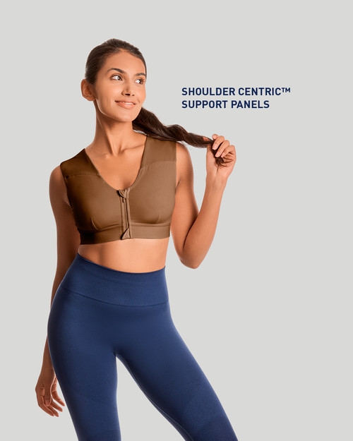 Shoulder Support Bra With Zipper | Trusted Compression | Tommie Copper®