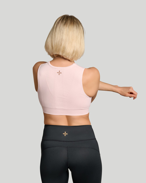 Zip Up Back Support Bra | Seamless