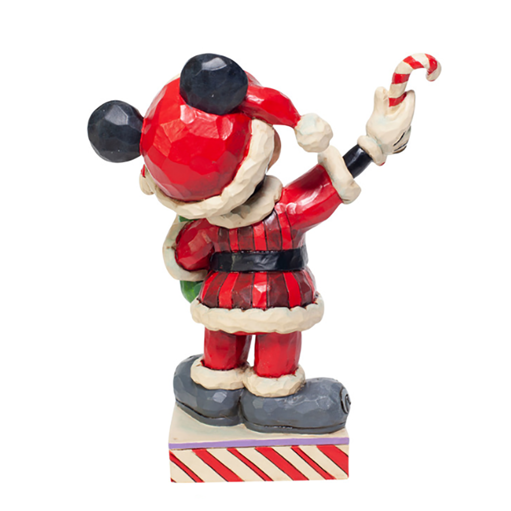 Santa Mickey Mouse with Candy Canes by Jim Shore - 15.5cm - Christmas Elves