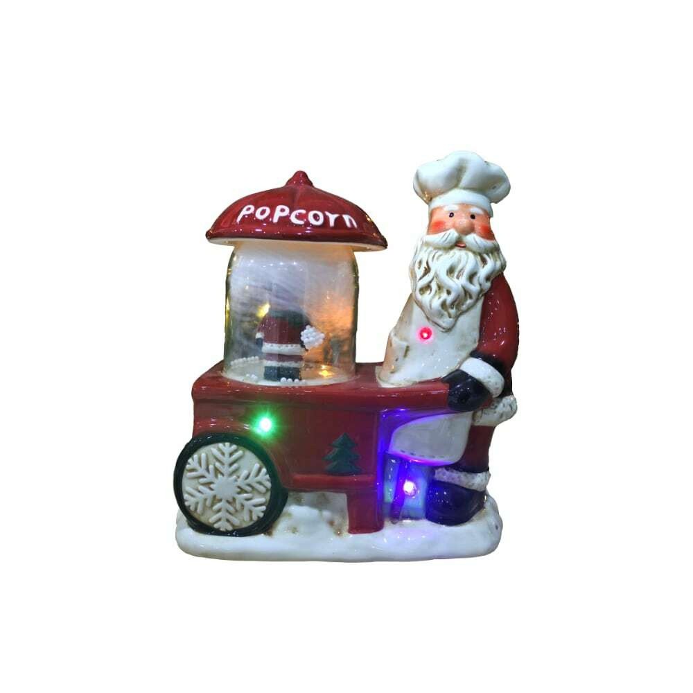 Musical Snow Cone Popcorn Santa Claus - Christmas Elves