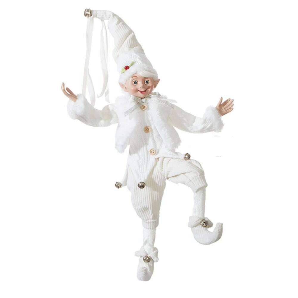 Christmas Winter Snow Posable Elf (2 Styles) - 41cm - Christmas Elves
