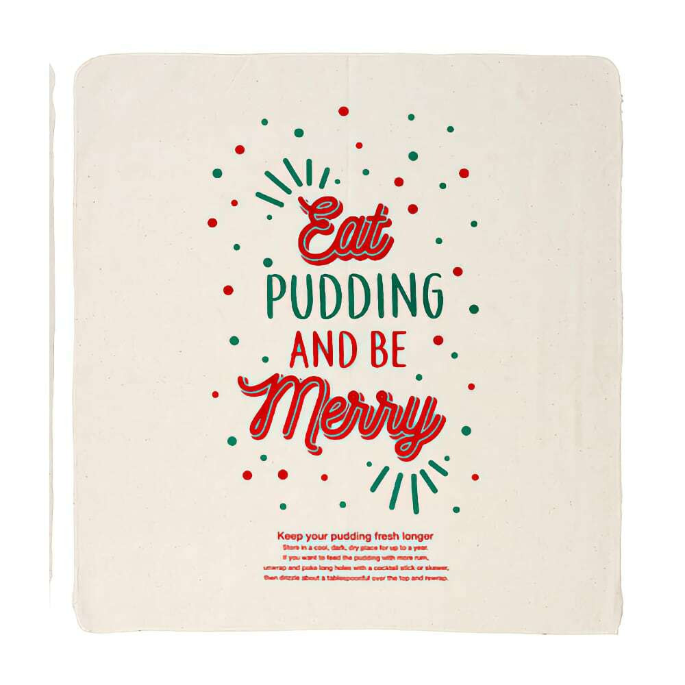 Natural Tone Cheer Pudding Cloth (2 Styles) - 60cm - Christmas Elves