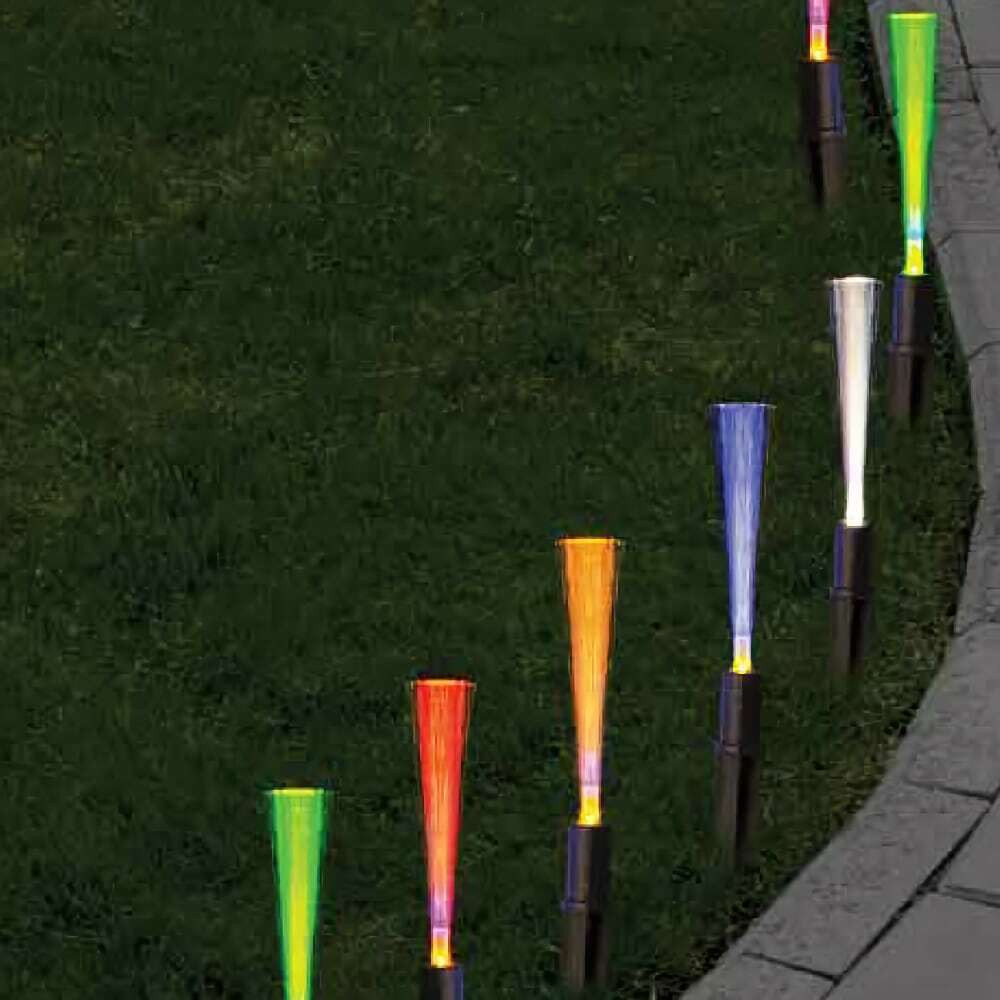 Solar LED Garden Sprays Multicolour (Set of 20) - 23cm - Christmas Elves