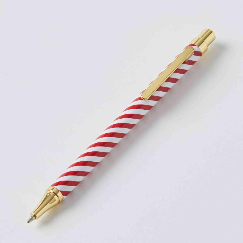 Christmas Red Metal Pen In Gift Box - 14cm - Christmas Elves