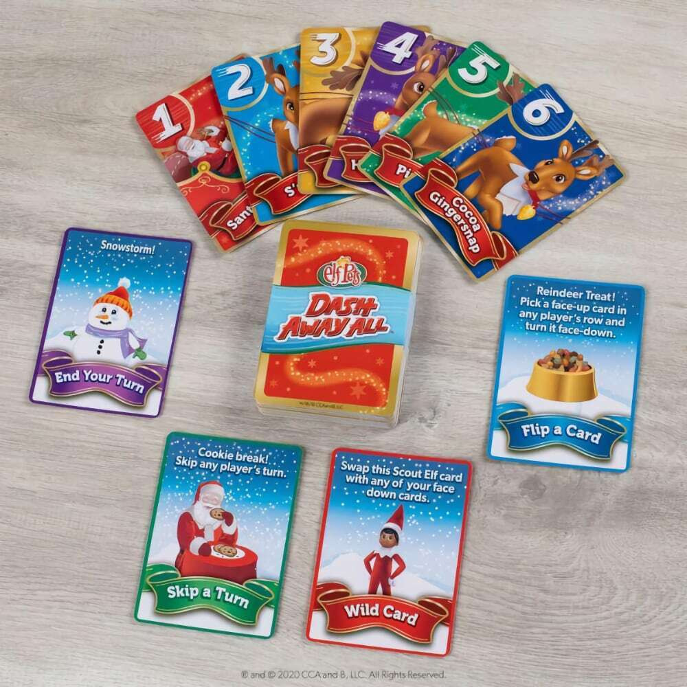 Dash Away All Card Game - 12cm - Christmas Elves
