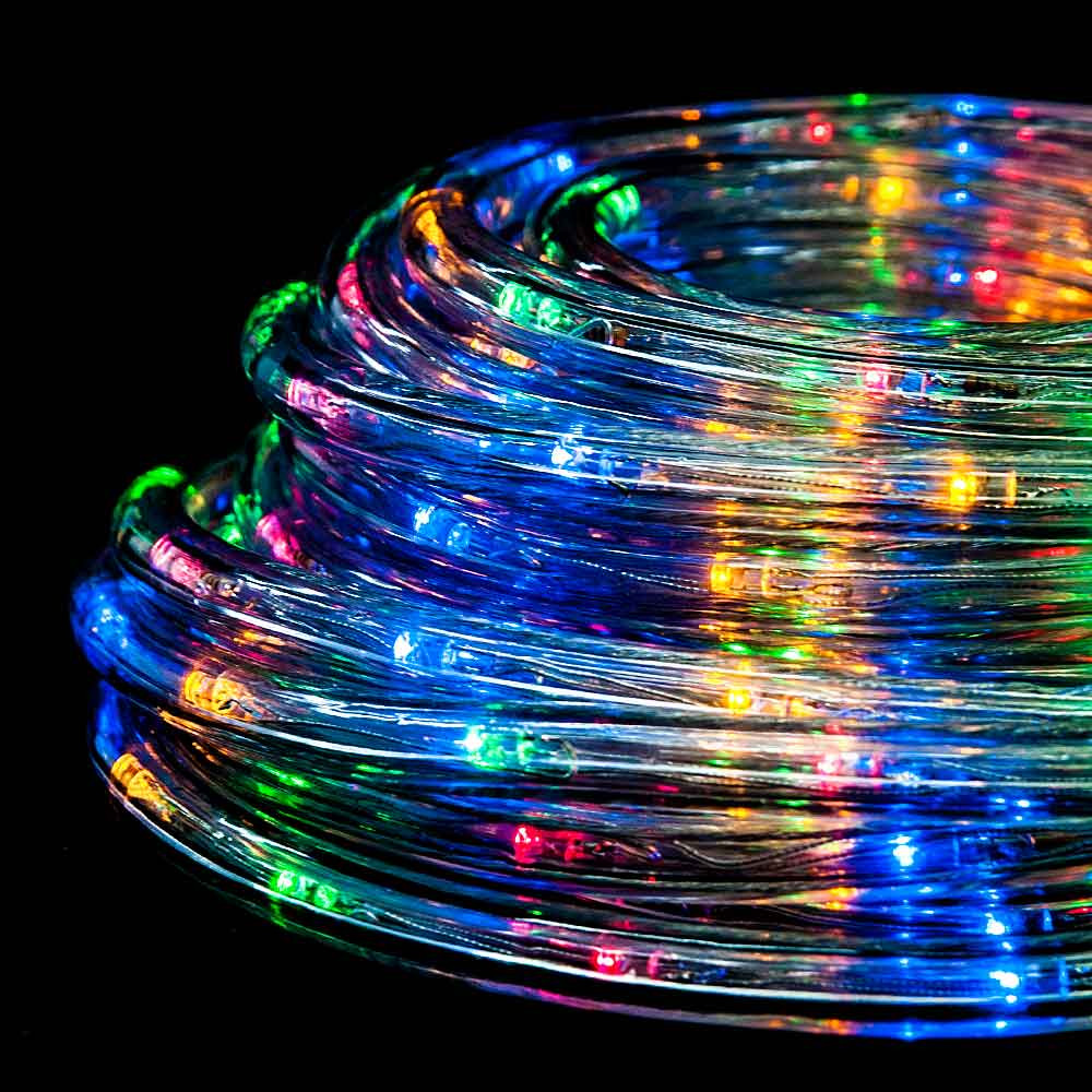 Connectable LED Rope Light Multi Colour - 10m - Christmas Elves