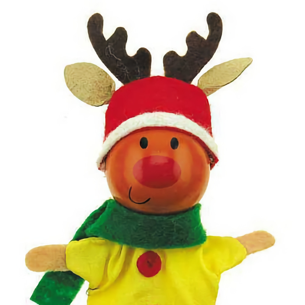 Christmas Festive Finger Puppet (3 Styles) - 10cm - Christmas Elves