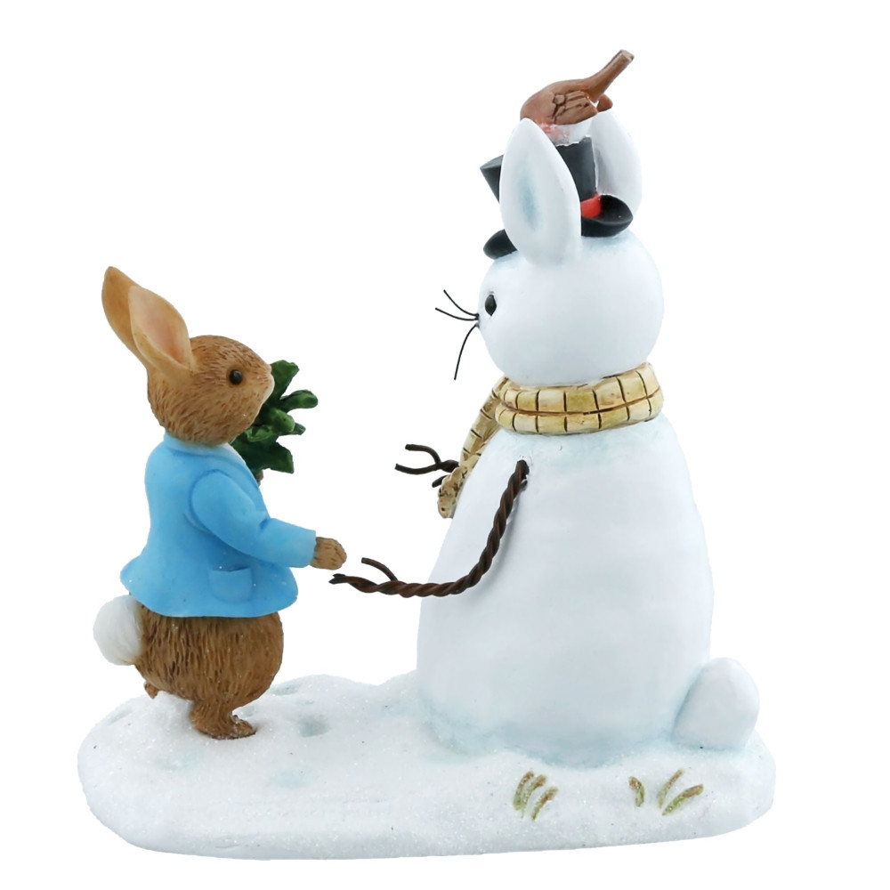 Beatrix Potter Peter Rabbit and Snow Rabbit Christmas - 9.5cm ...
