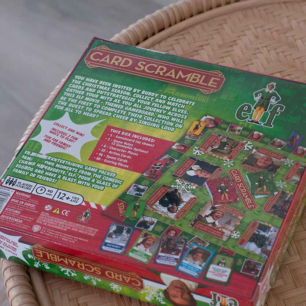 Elf The Movie Card Scramble Board Game - Christmas Elves