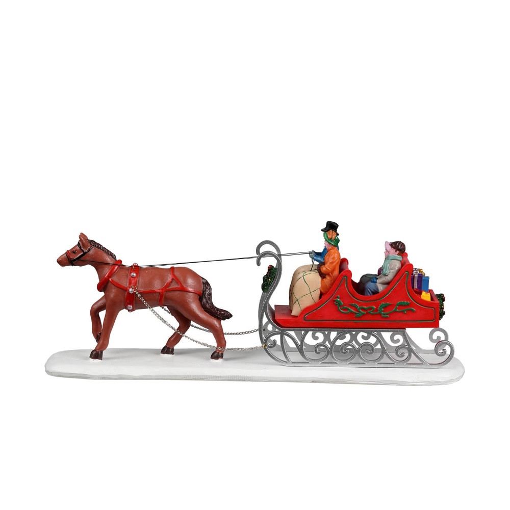 Lemax Victorian Sleigh - Christmas Elves
