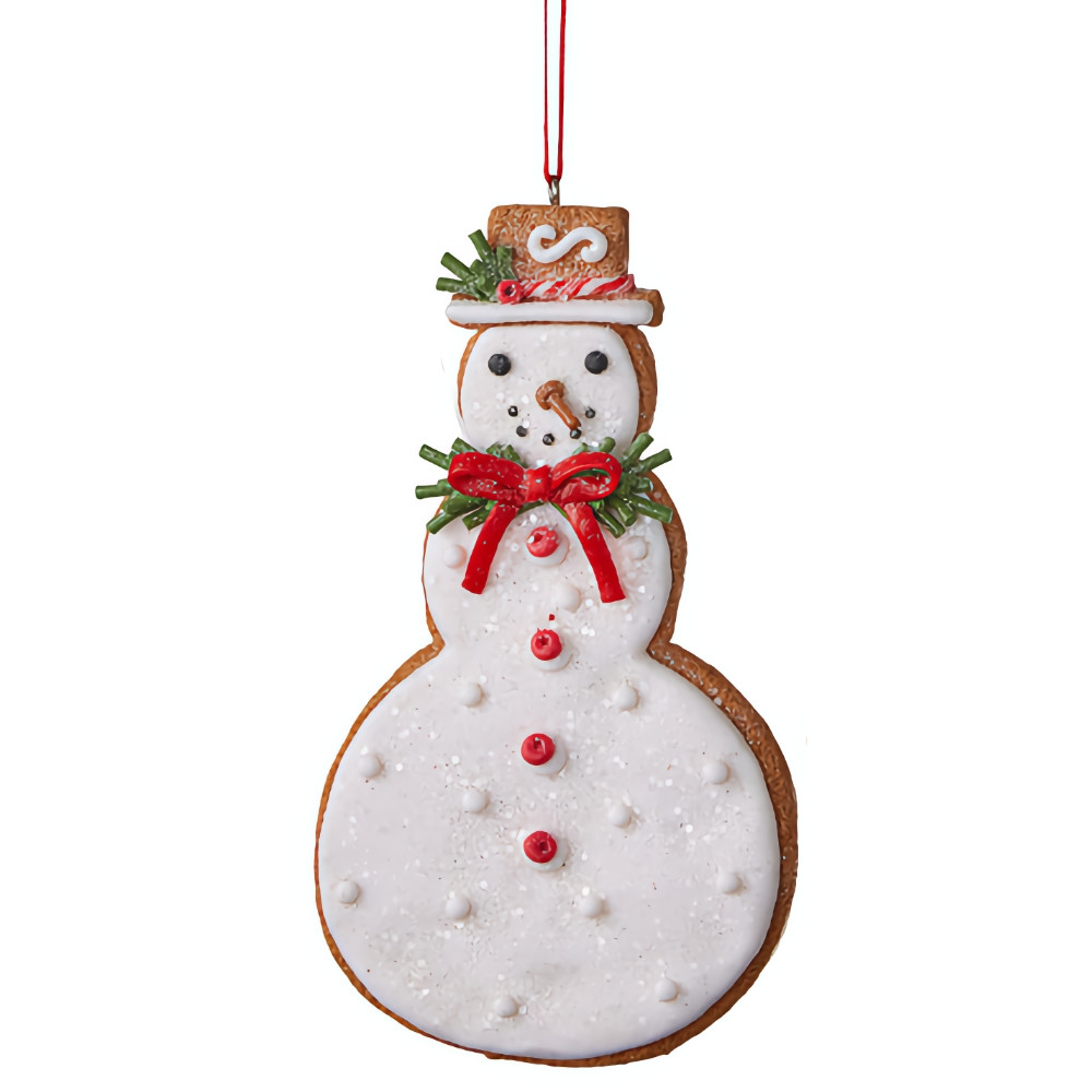 Gingerbread Man and Snowman Ornament (2 Styles) - 12.7cm - Christmas Elves