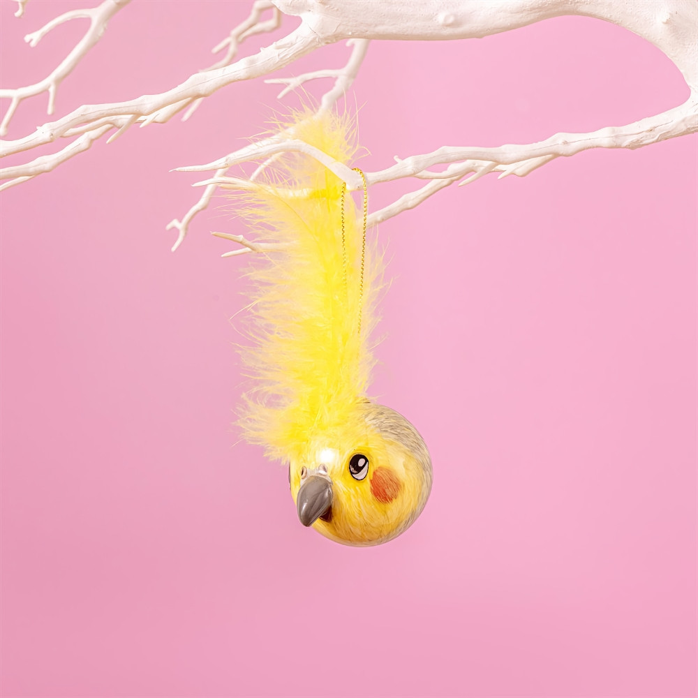 3D Mini Cockatoo Bauble - 5cm - Christmas Elves