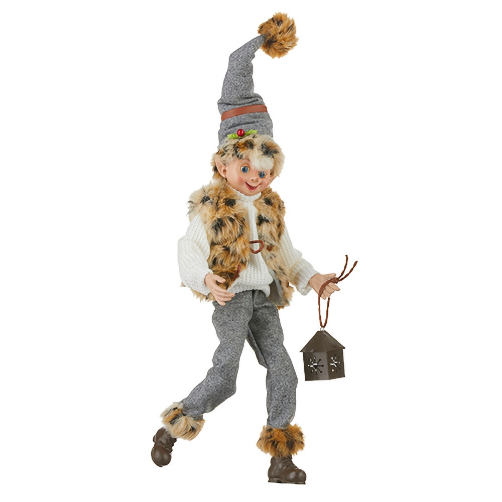Fawn Posable Elf (2 Styles) - 40.5cm - Christmas Elves