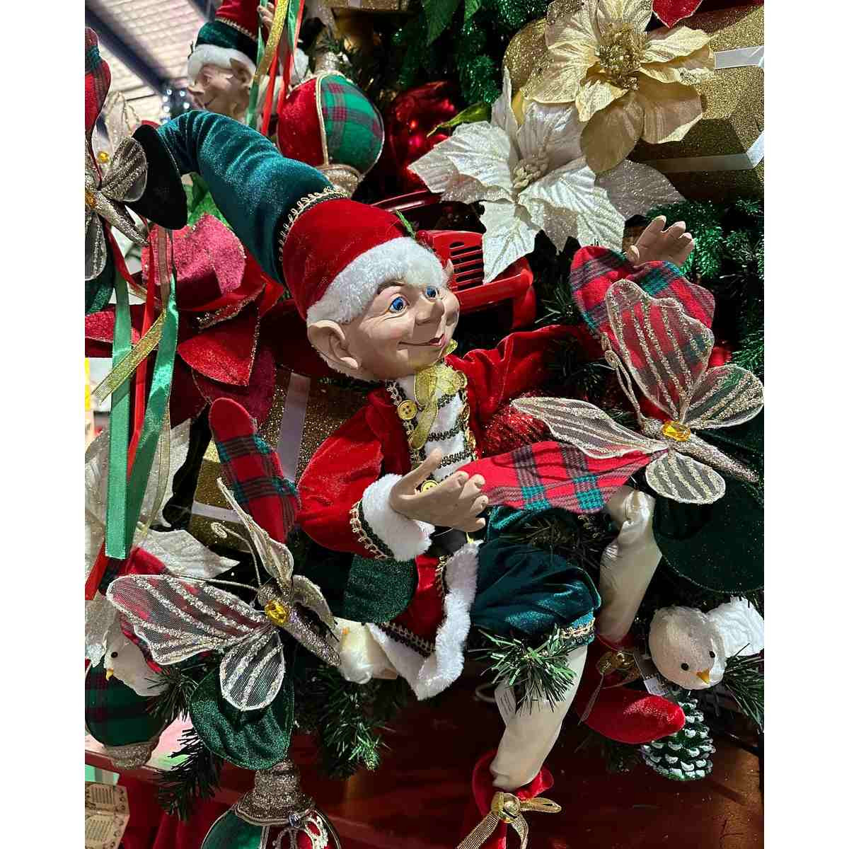 Traditional Jester Posable Elf (2 Styles) - 76cm - Christmas Elves