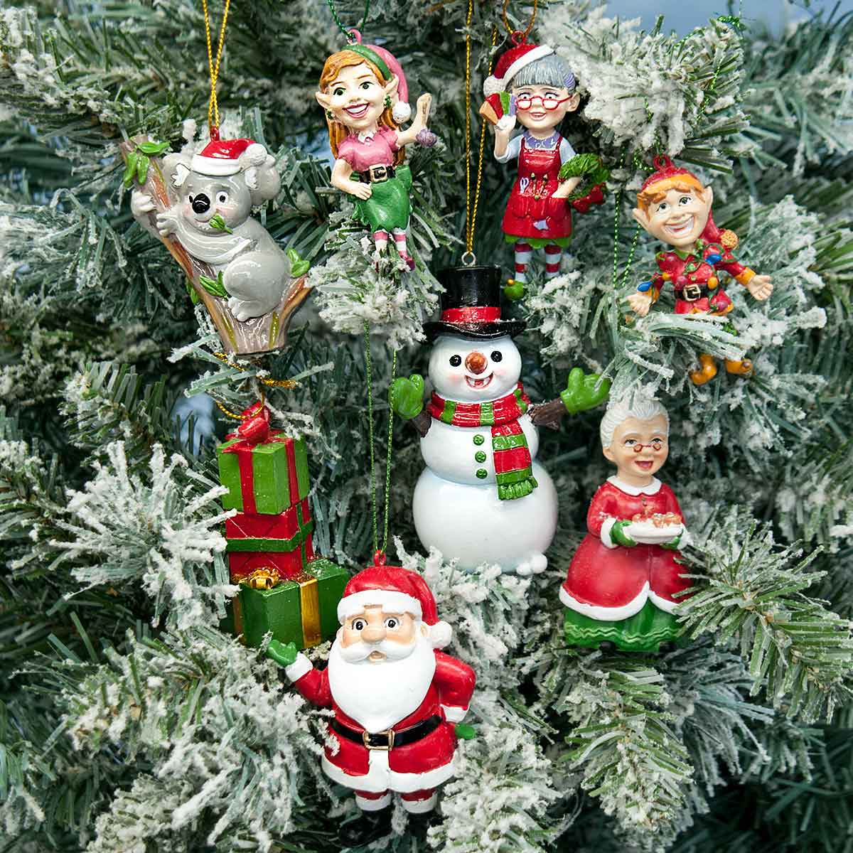 Light Up Elf Hanging Ornament - 6.5cm - Christmas Elves