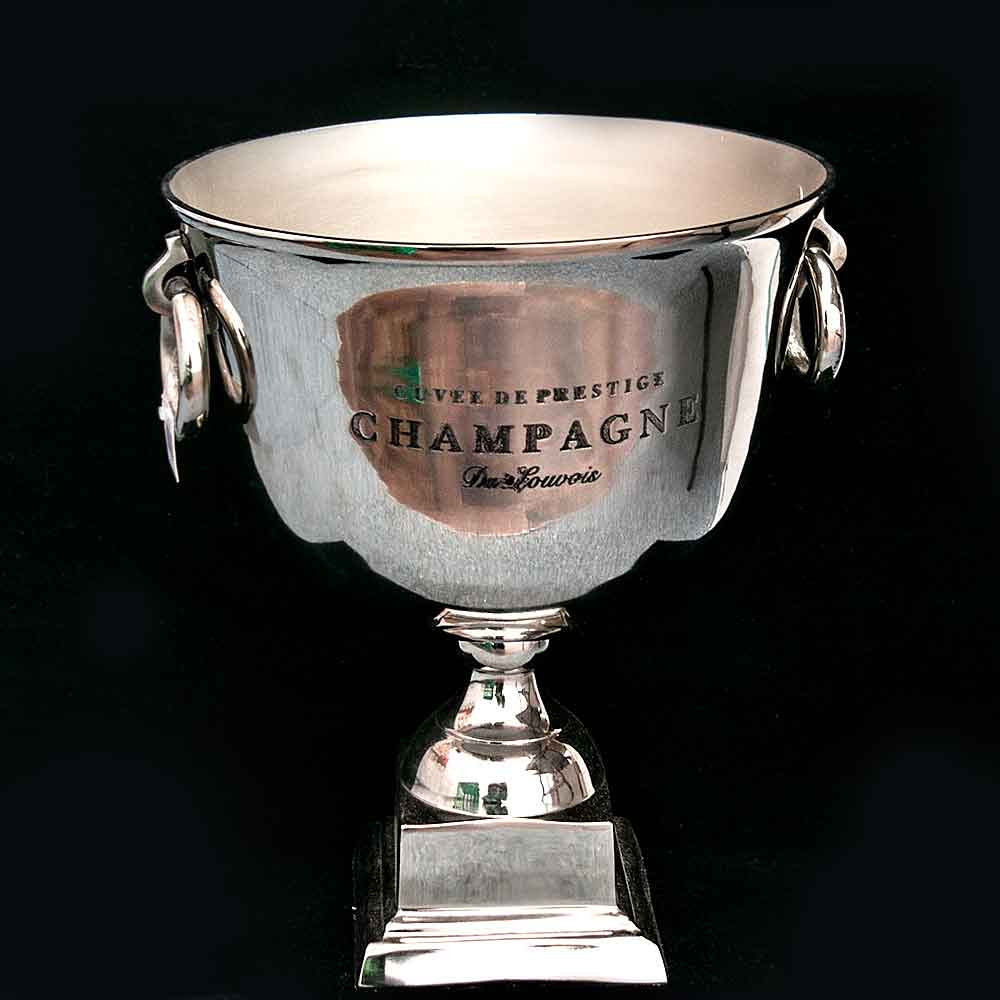 Claridge Champagne Pedestal Bucket 30cm - Christmas Elves