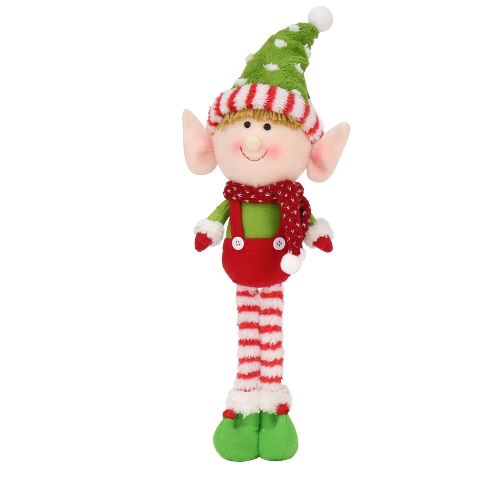 Standing Christmas Elf with Big Head (2 Designs) - 55cm - Christmas Elves