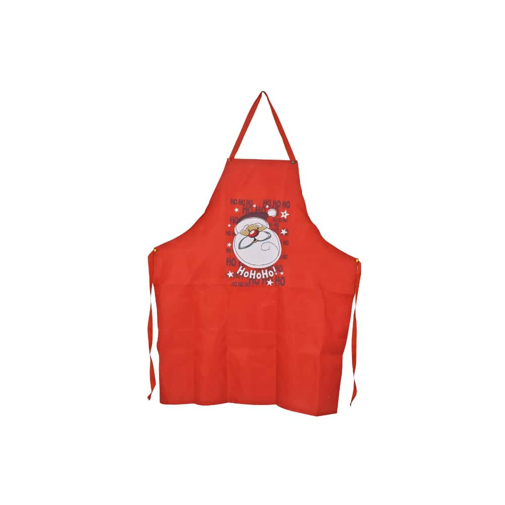 Apron Red with Cute Print Adult (2 Styles) - Christmas Elves