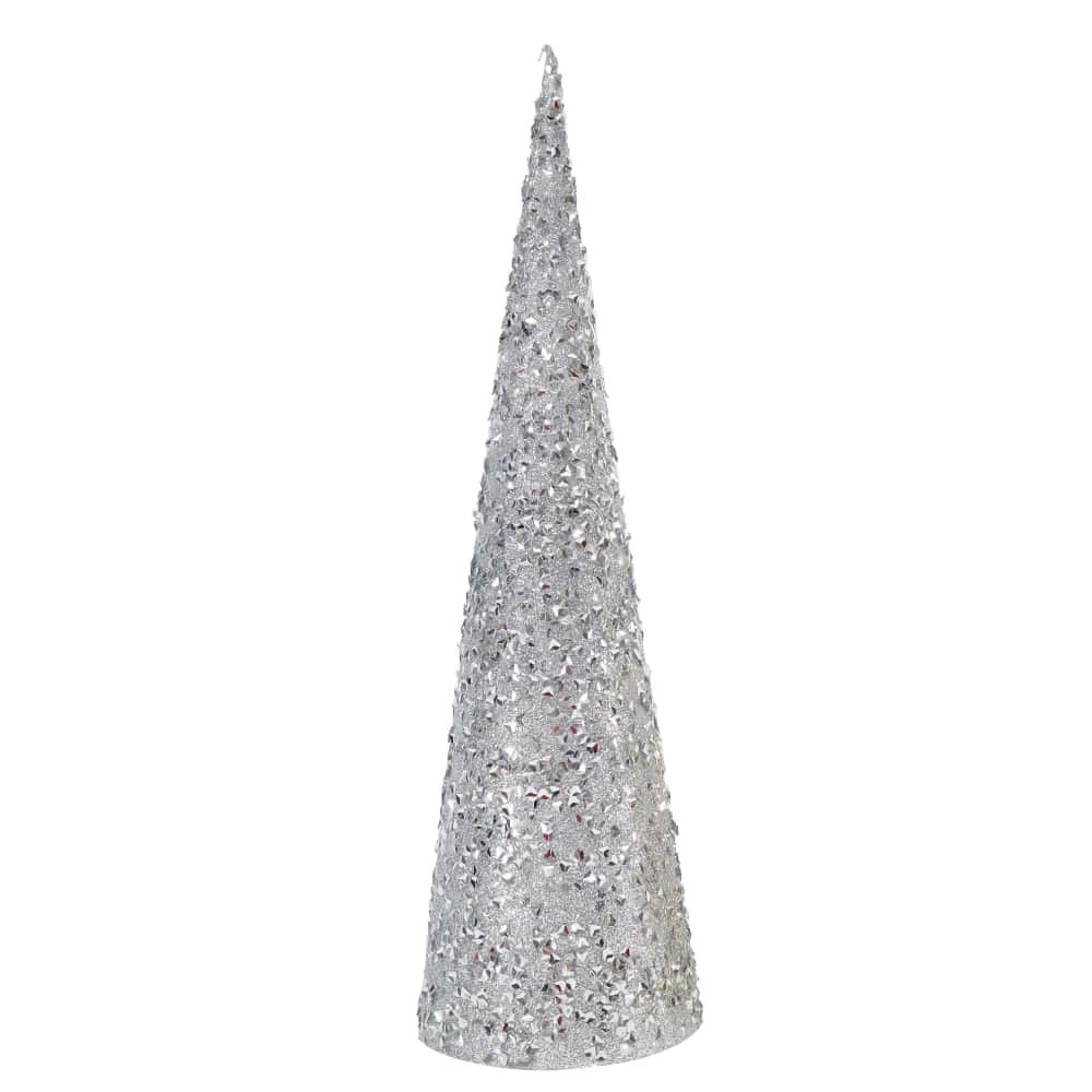 Glitter Sparkle Cone Tree (2 Colours) - 46cm - Christmas Elves