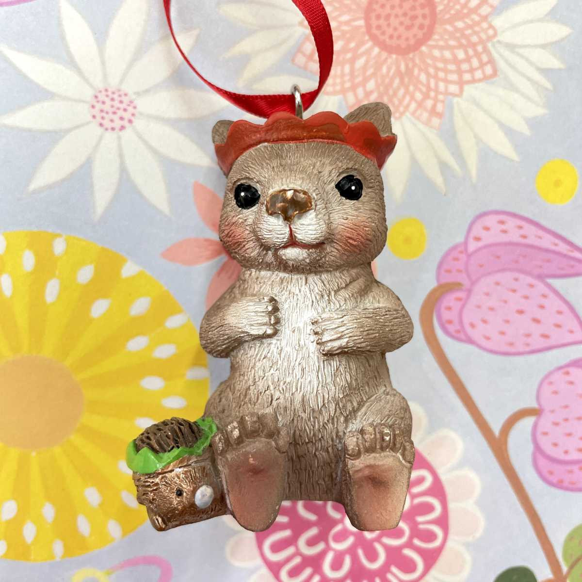 Little Aussie Christmas Wombat Decoration - Christmas Elves