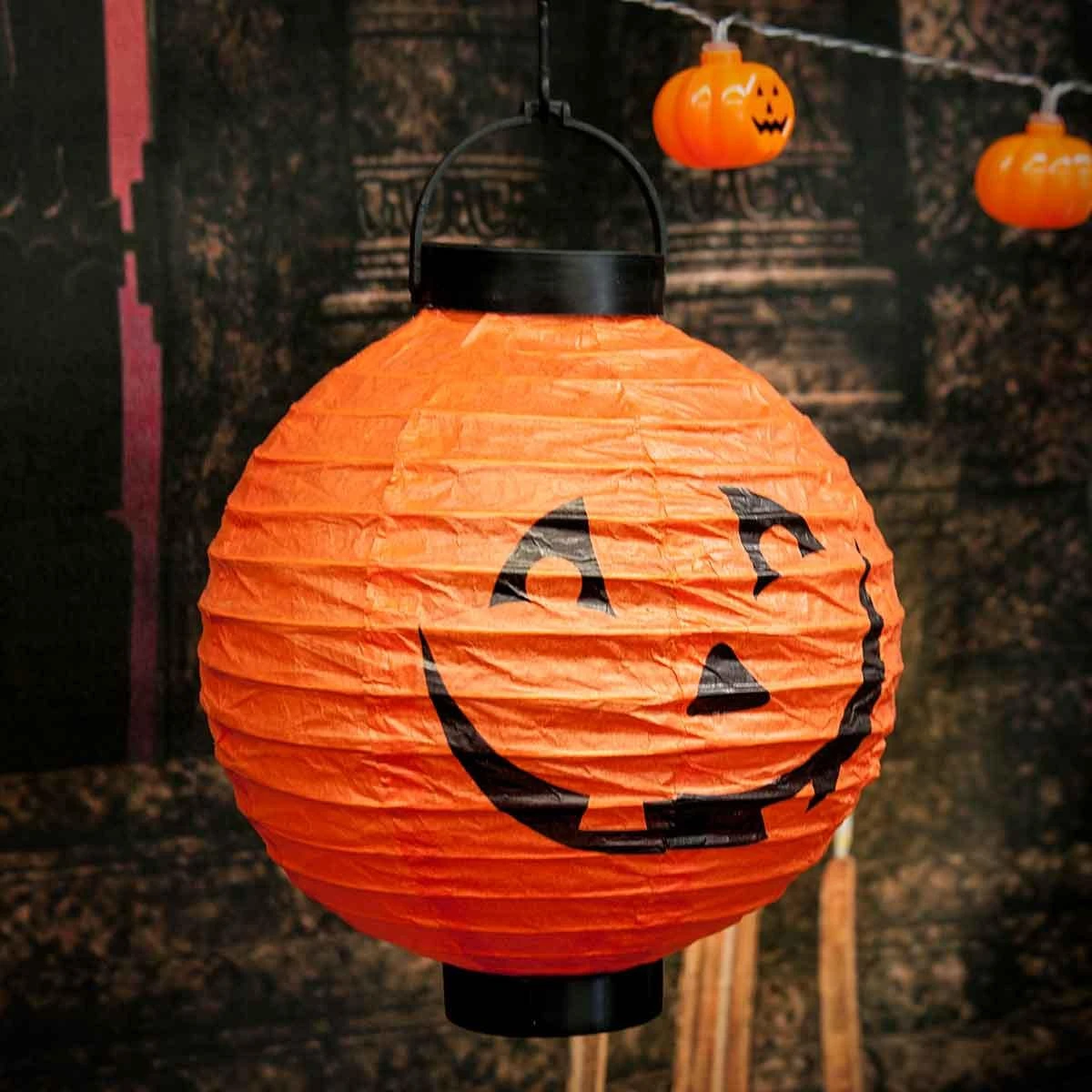 Halloween Paper Lantern Light Up (2 Styles) - 20cm - Christmas Elves