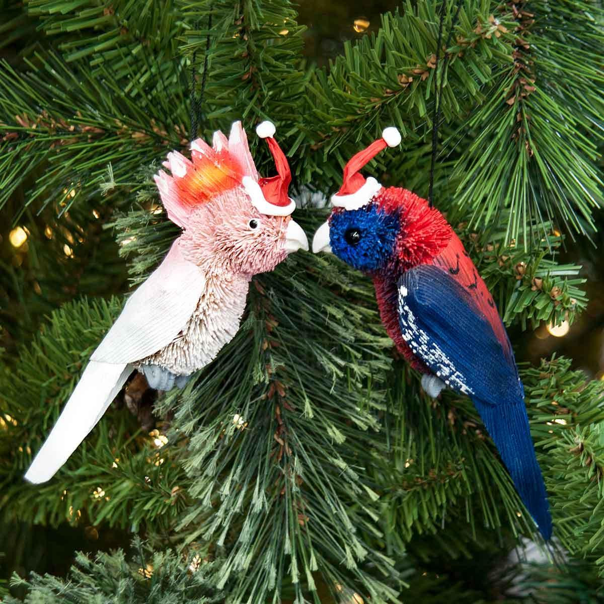 Aussie Christmas Major Mitchell Cockatoo - 9cm - Christmas Elves