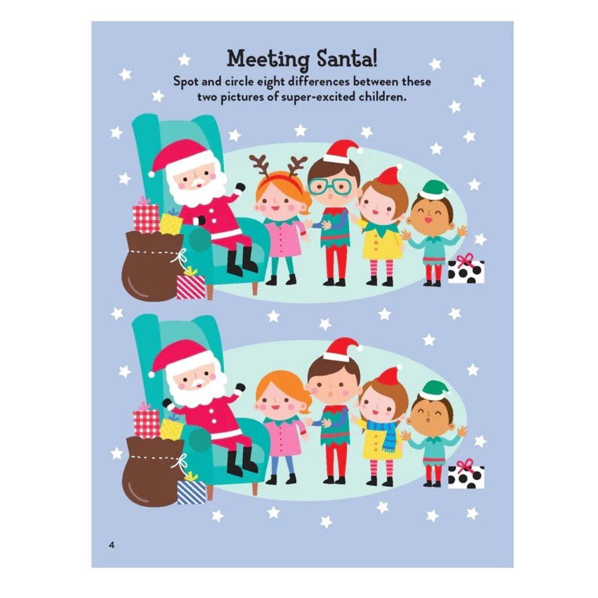Santa and Friends Elves Puffy Sticker Book - 28cm - Christmas Elves