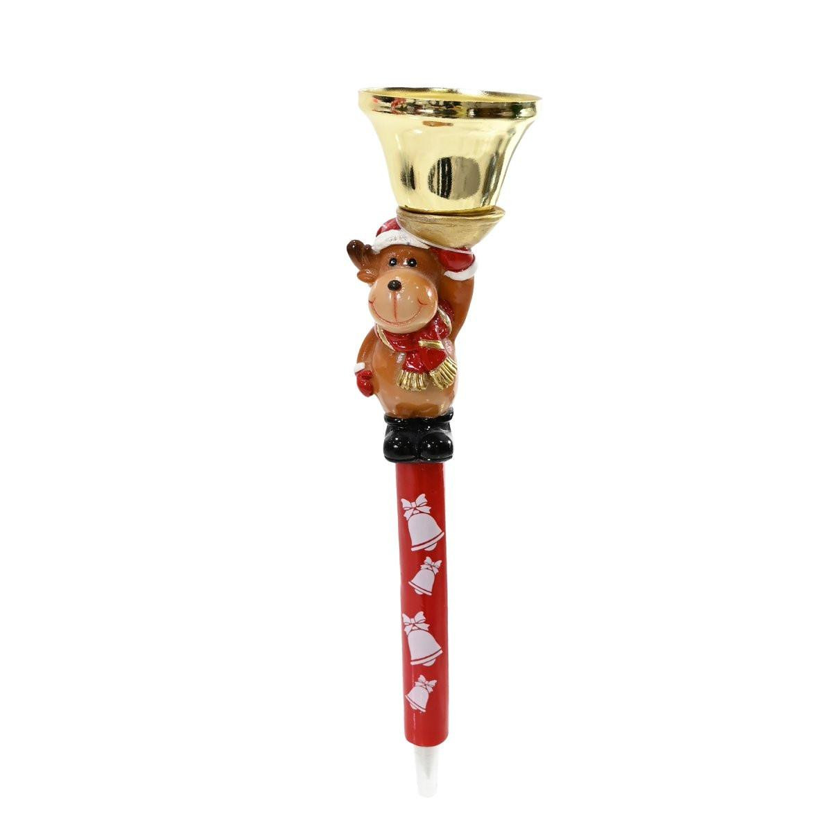 Character Jingle Bell Pen (2 Styles) - Christmas Elves