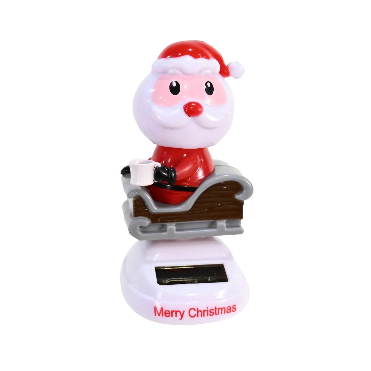 Solar Christmas Wobbly Figurine (6 Styles) - Christmas Elves