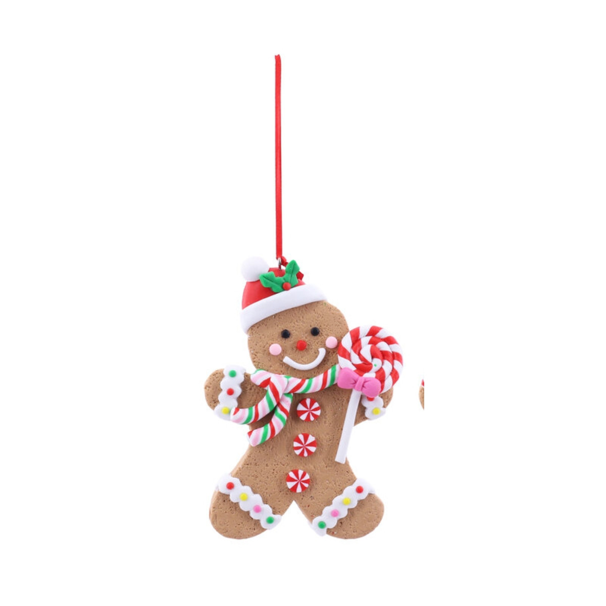Candyland Gingerbread Man Decoration (4 Styles) - 12.5cm