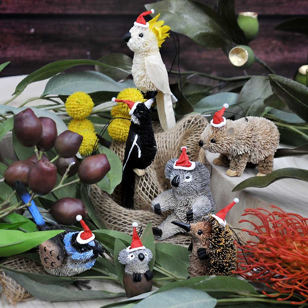 Aussie Cockatoo Christmas Ornament