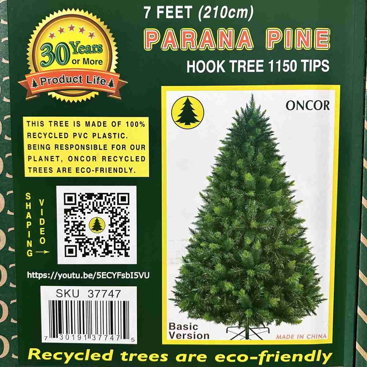 7FT Parana Pine Christmas Tree